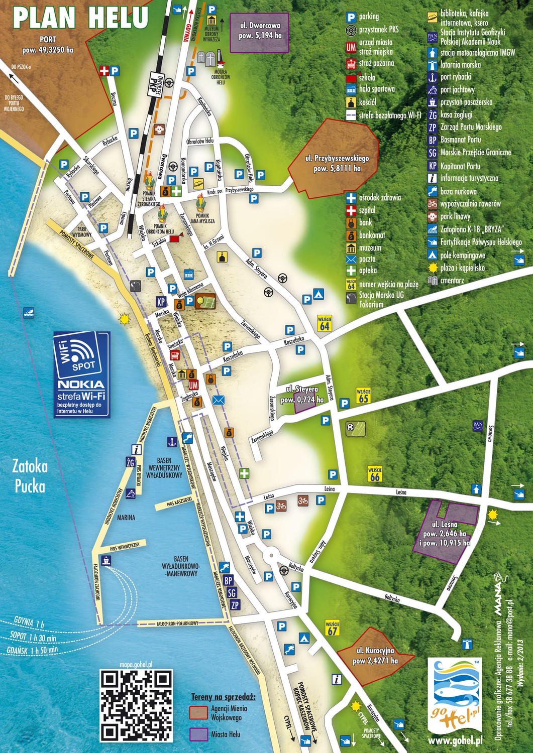 Hel. Mapa dla turystów i mieszkańców - Hel - NaszeMiasto.pl